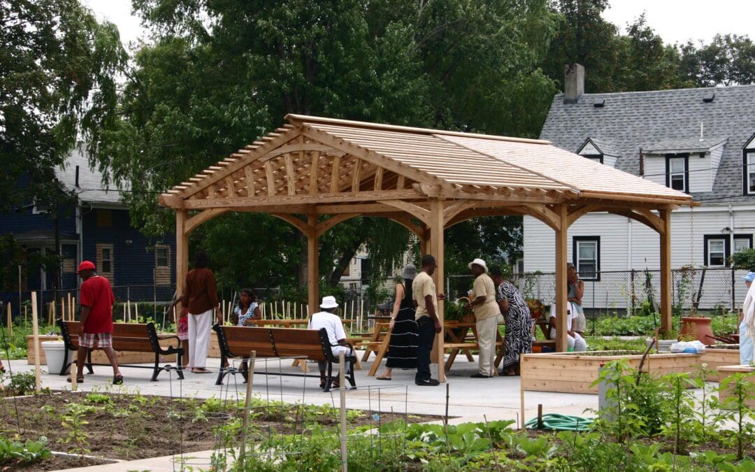 Community Garden Pergola No. CPG9 | Trellis Structures
