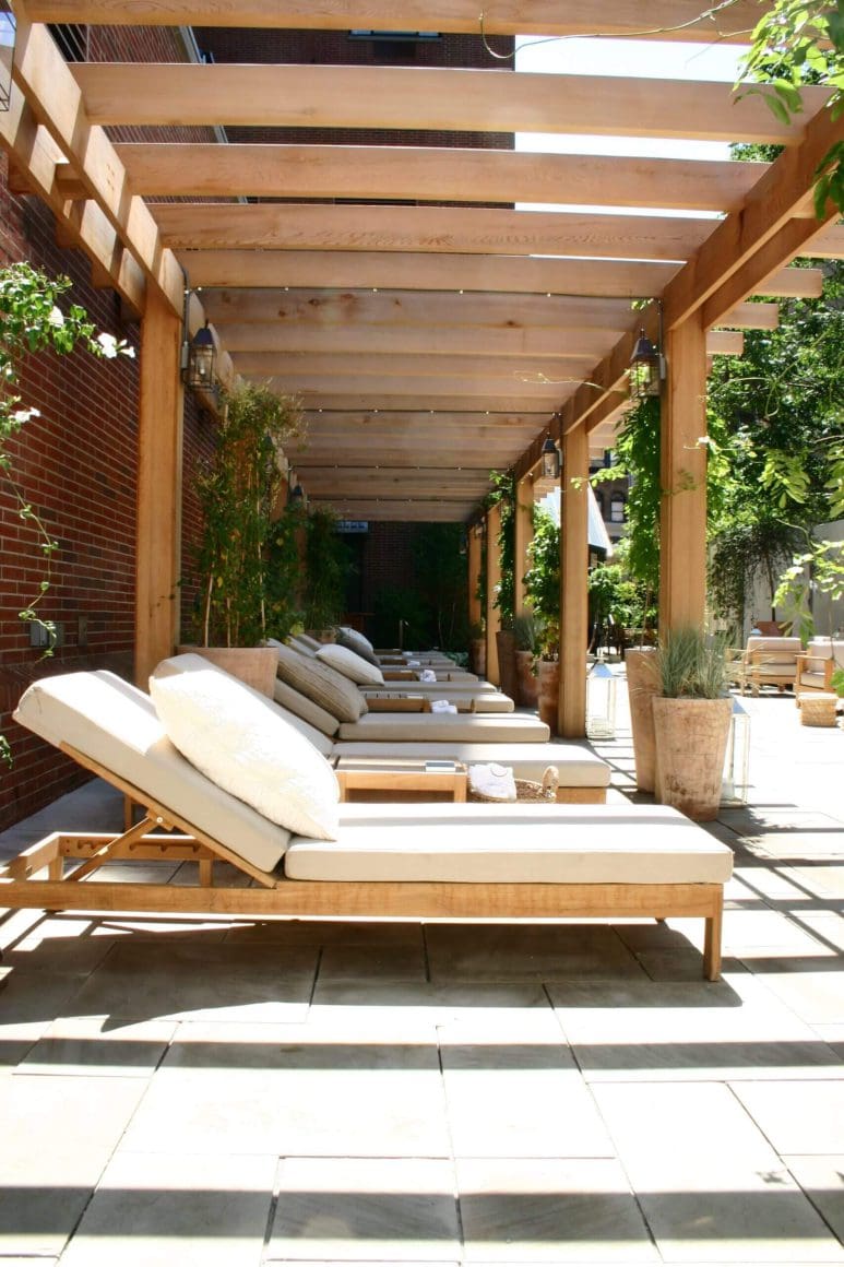 Contemporary Hotel Pergola No. CPG2 | Trellis Structures