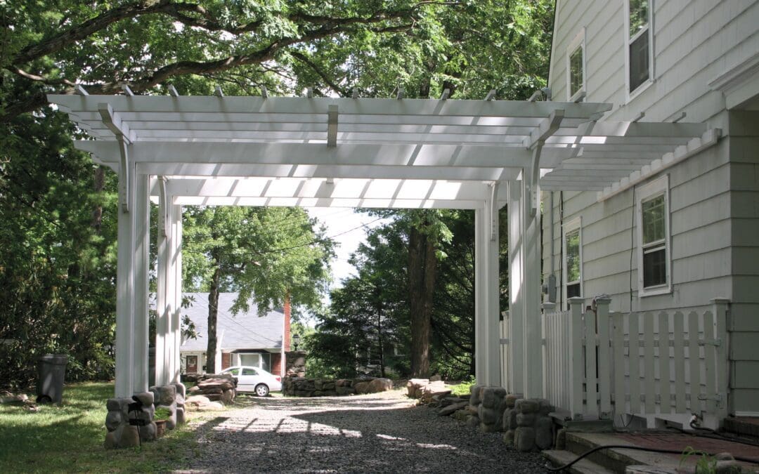 Attached Pergola No. AP4 | Trellis Structures