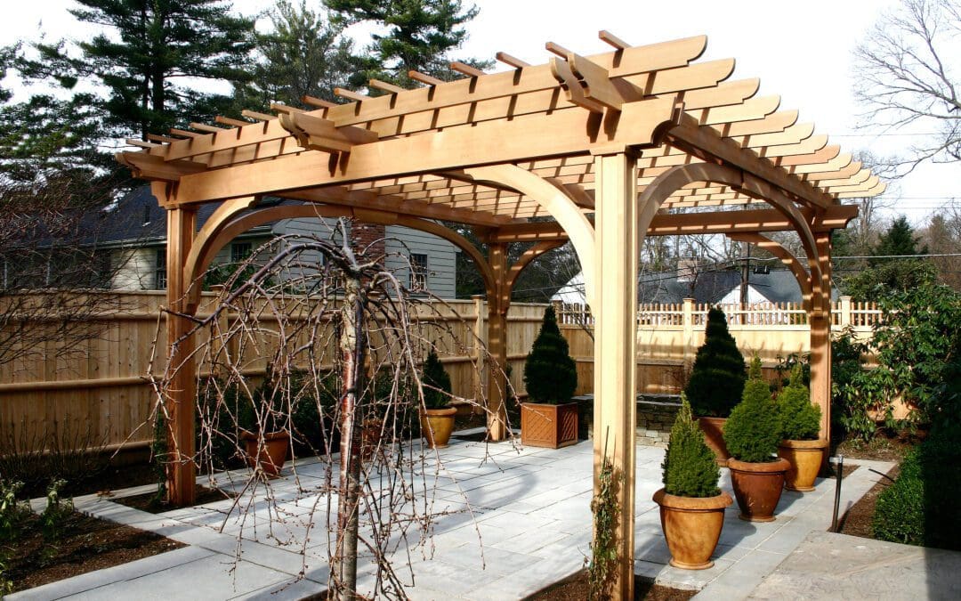 Post and Bracket Pergola No. BP6 | Trellis Structures