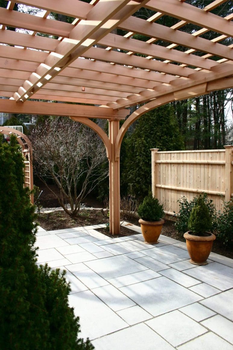 Post and Bracket Pergola No. BP6 | Trellis Structures