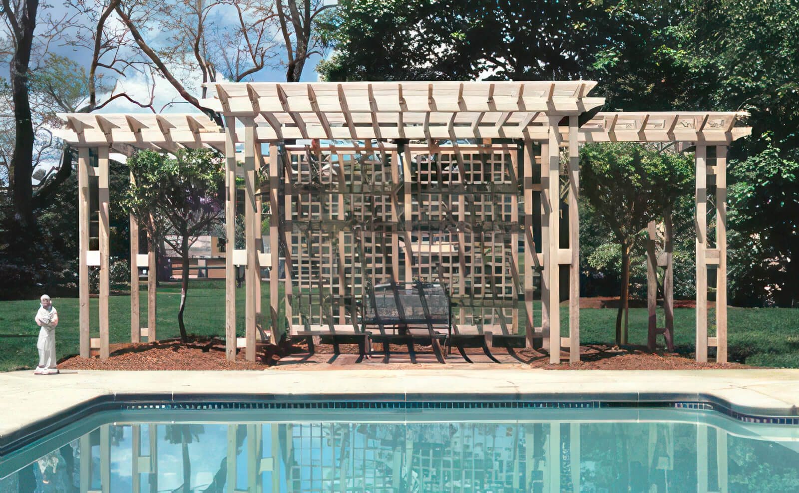Lattice Screen Wisteria Pergola1 | Trellis Structures