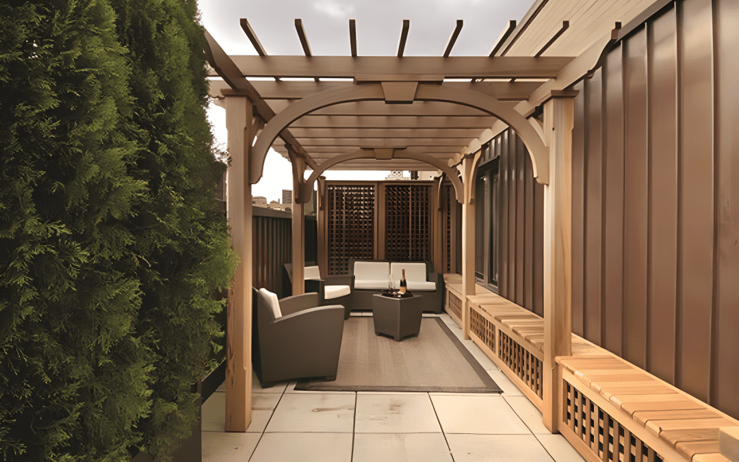 Terrace Pergola No. RP1 | Trellis Structures